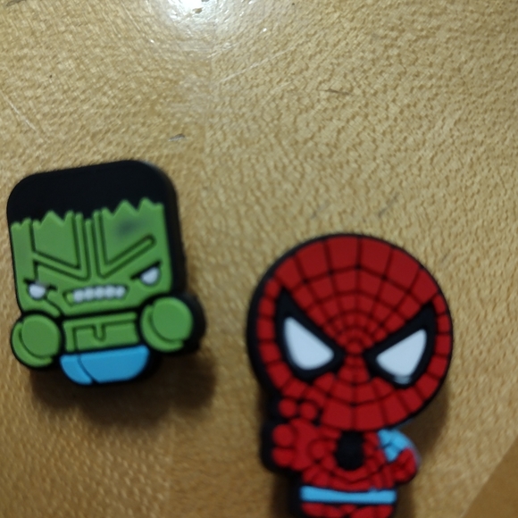 Other | Spider Man And Incredible Hulk Crocs Charms | Poshmark